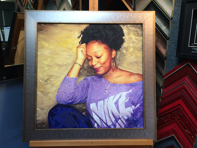 Art Before and After Custom Framing - Jacquez Art & Jersey Framing